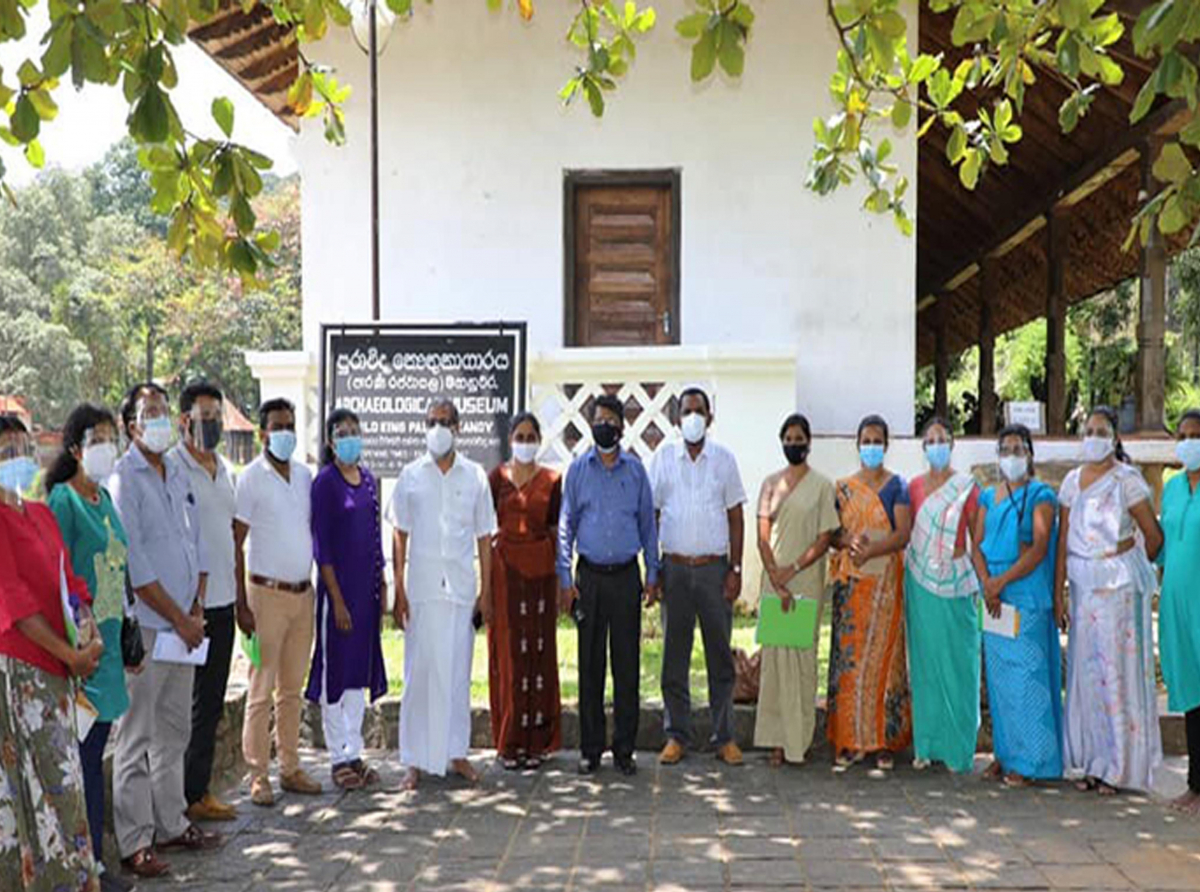Inspection of the Condition of the Royal Palace of Kandy - Archaeology